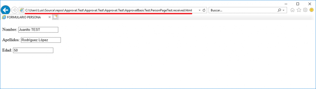 Test De Aprobación Con Approvaltests Windows Forms Wpf Asp Y Más Desarrollo En Net