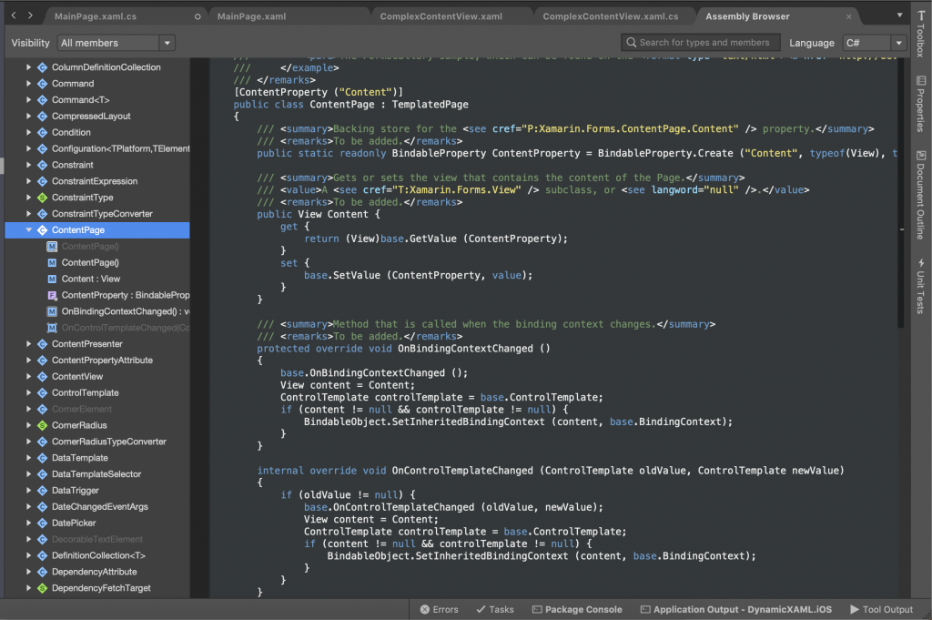 Decompilar código desde Visual Studio Mac - Desarrollo en .NET